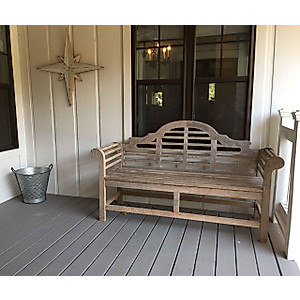 Lutyens Teak Bench, Natural, 5'