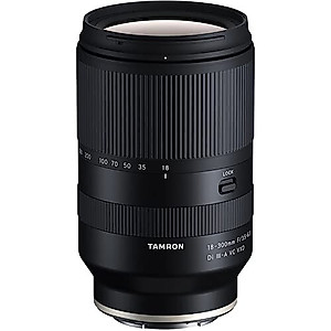 Tamron 18-300mm f/3.5-6.3 Di III-A VC VXD Lens for Sony E with with Advanced Accessory and Travel Bundle (Tamron 6 Year USA Warranty) | 18-300mm Sony Lens