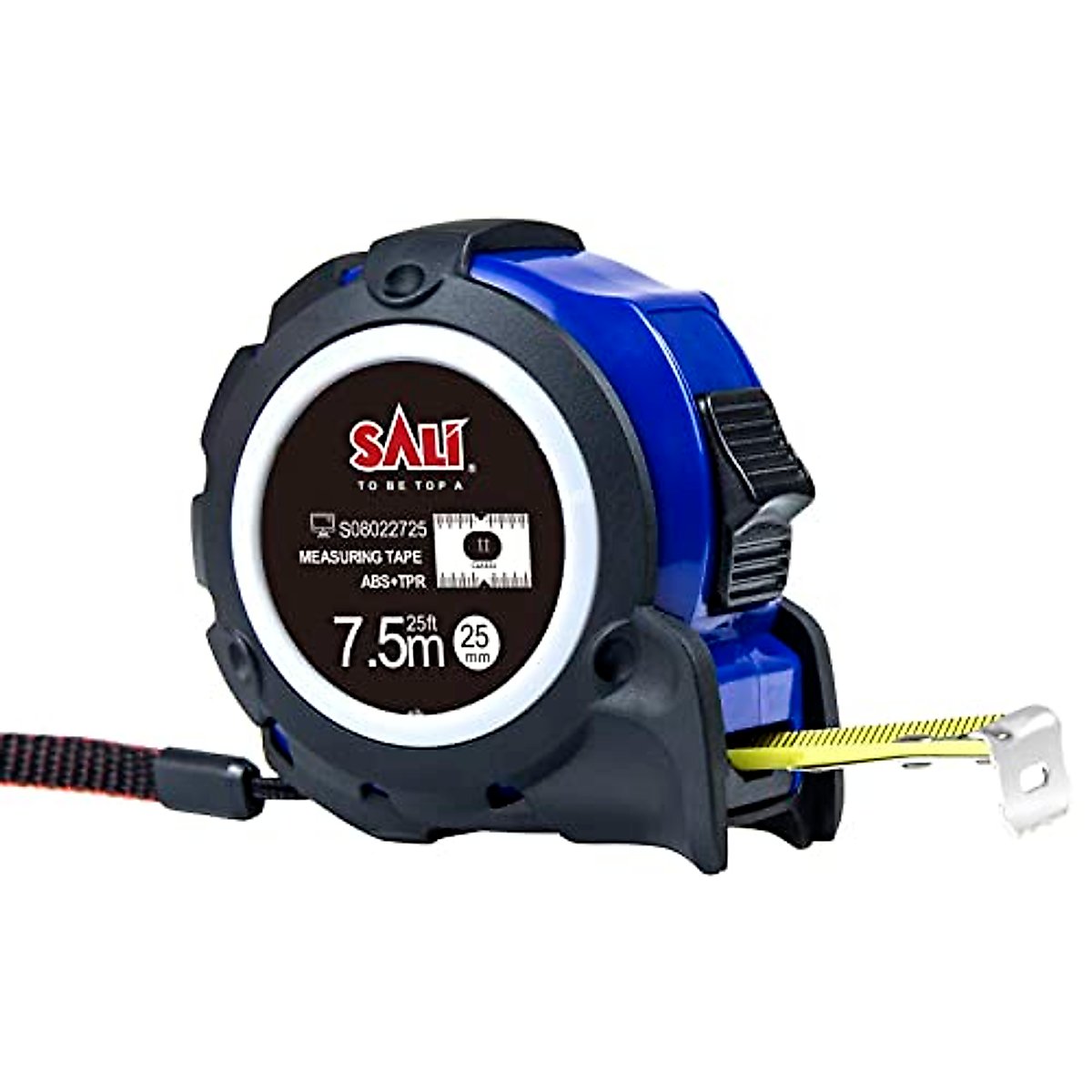 SALI Tape Measure Metric with Fractions Measuring Easy Read Millimeter Telescoping Tape Retractable Engineer Scale Tape Measure Metric and Inches （25Ft/7.5m*25mm）