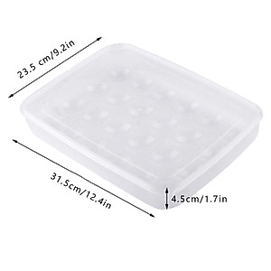 Two Bros. Repellent NOVIIML Insect d Egg Tray, Stackable Egg Holders Trays Refrigerator Organizer Bins with Garden Sculpture Outdoor Decoration