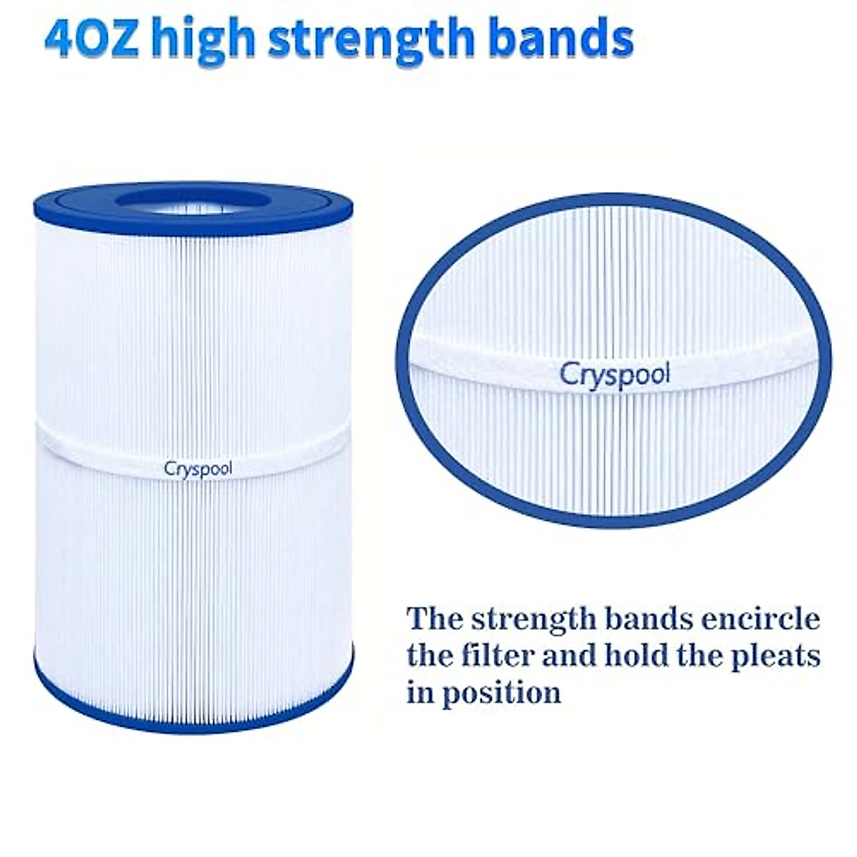 Cryspool Oval Filter Spa Filter PDM30 for Dream Maker Hot Tubs 461269,30 sq.ft, 1 Pack