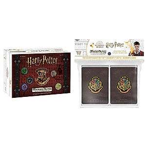 USAOPOLY Harry Potter: Hogwarts Battle & Hogwarts Battle Card Sleeves | 160 Card Protector Sleeves for Hogwarts Cards from Harry Potter Deckbuilding Games