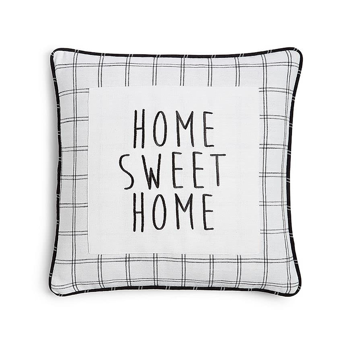Lacourte Home Sweet Home 20 Square Decorative Pillow - White