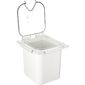 Carlisle FoodService Products CM10319Z07 Cold master EZ Access Lid with Notch, Sixth Size, Clear (Pack of 2)