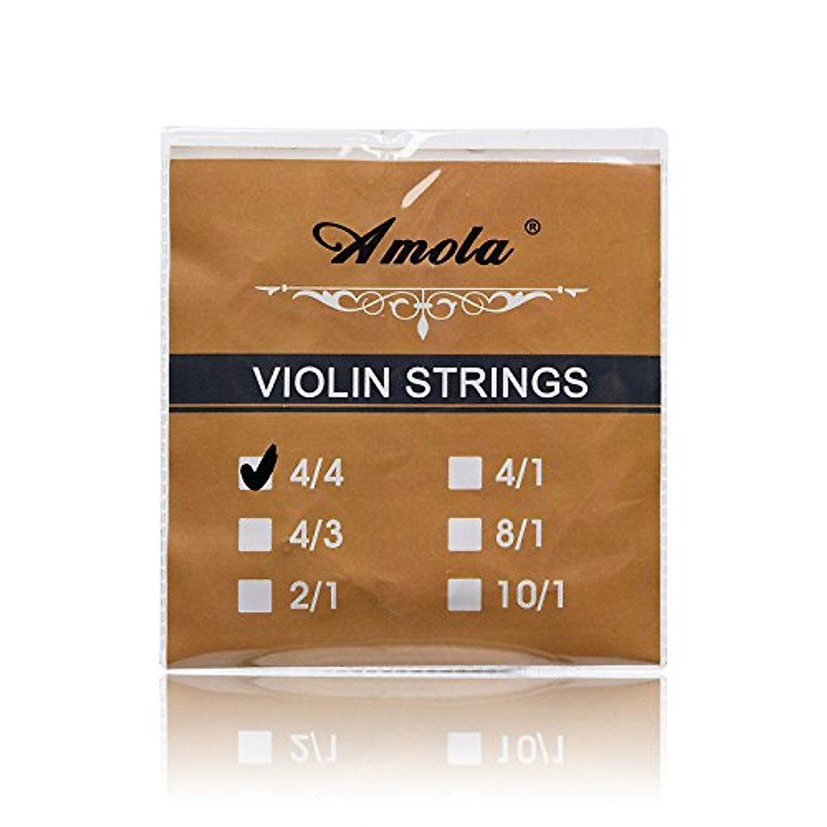 3 Packs Full Set Replacement Stainless Steel 4/4 Size Violin Strings E A D G
