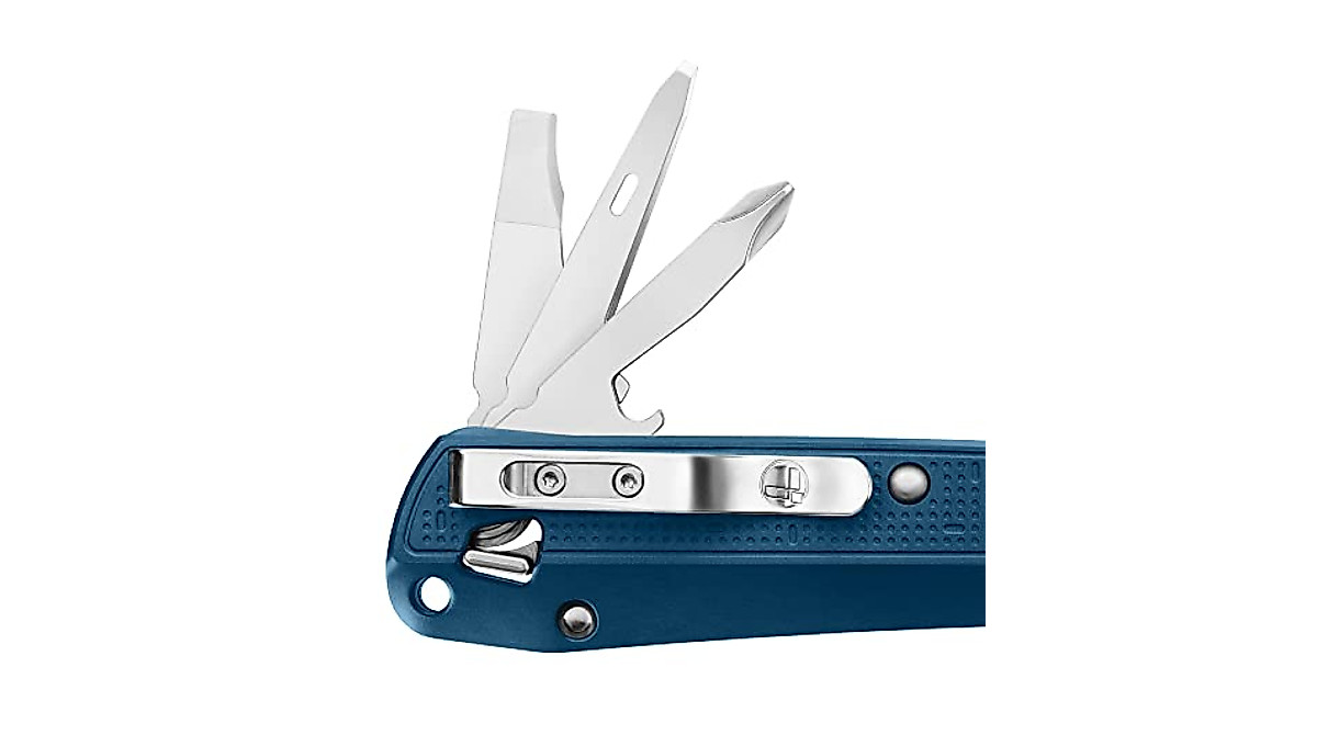 LEATHERMAN Free K2 EDC Pocket Multitool - 8 Tools in 1