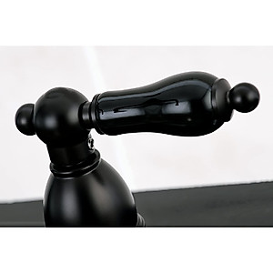 Kingston Brass KB1795PKLBS Duchess 8 inch To 16 inch Widespread Kitchen Faucet with Brass Sprayer, 8-1/4 inch In Spout Reach, Oil Rubbed Bronze