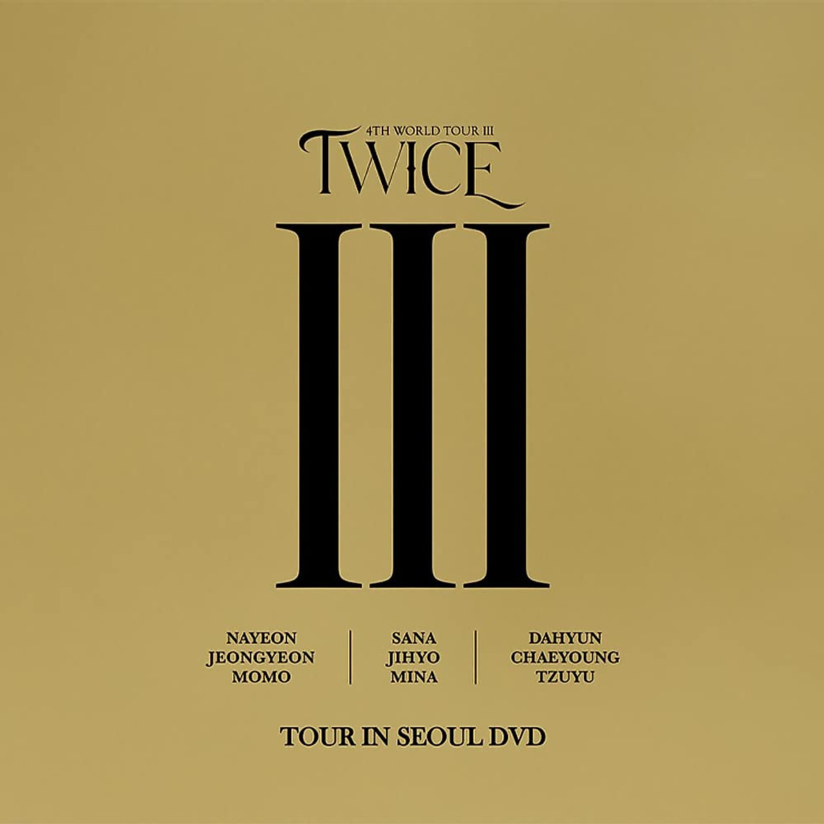 dreamus TWICE 4TH WORLD TOUR Ⅲ IN SEOUL [DVD] (Folded poster)