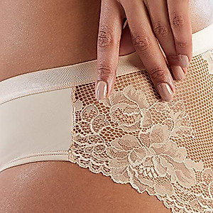 Savage X Fenty, Women's, Curvy Lace Back Hipster, Honey Nude, 2X