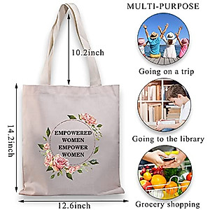 Feminist Tote Bags For Women Empowerment Gift Empowered Women Empower Women Gift (Empowered women TG 2)