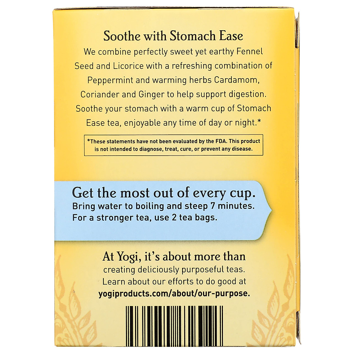 Yogi Tea, Stomach Ease, 16 Count