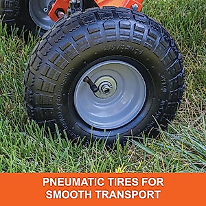 Agri-Fab 45-0530-131, 85 lb. Tow Broadcast Spreader,Black/Orange