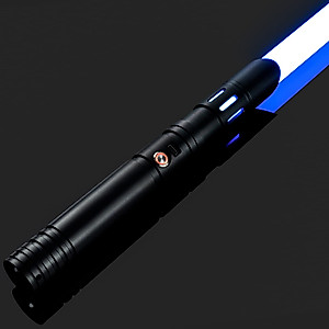 DAMIENSABER Upgrade Xenopixel V3.0 Light Saber, Motion Control 34 Sound Fonts Light Sabers, Sensitive Smooth Swing Light Sabers with Infinite Color 16 RGB Changing, Heavy Dueling Light Sabers