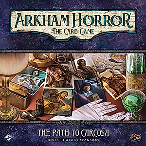 Fantasy Flight Games Arkham Horror The Card Game The Path to Carcosa Investigator Expansion - Enveil The Madness! Lovecraftian Cooperative LCG, Ages 14+, 1-4 Players, 1-2 Hour Playtime, Made