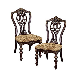 Lexicon Niel Dining Side Chair (Set of 2), Cherry