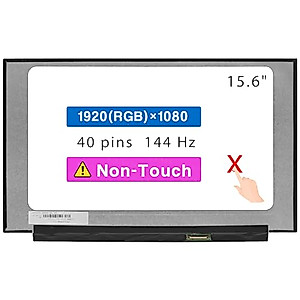 Screen Replacement for Lenovo Ideapad Gaming 3 15ARH7 Model 82SB 15.6" FHD 1920×1080 40 pin 144HZ LCD Non-Touch Screen Display Panel
