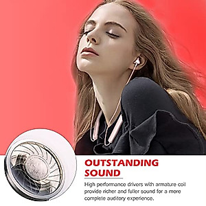 OINMELY Bluetooth Neckband Headphones V5.0 Cordless Earphones Sport Earbuds w/Mic 10Hrs Playtime Noise-Canceling Wireless Headset for Gym Running Compatible with iOS Samsung Android (Rose Gold)