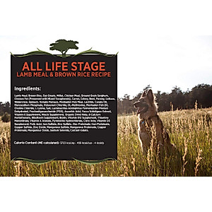 Blackwood Dog Food Made in USA Slow Cooked Dry Dog Food [Natural Dog Food For All Breeds and Sizes], Lamb Meal & Brown Rice Recipe, 15 lb. Resealable Bag To Preserve Freshness