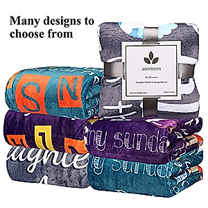 Sunflower Blanket - Soft, Cozy, Warm Sherpa Fleece Fabric with You are My Sunshine Lyrics - Thick, Double-Layered Material - Thoughtful Gift for Christmas, Birthday, Valentine's Day