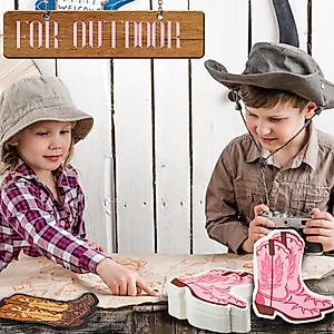 Henoyso 100 Pcs Cowgirl Napkins Western Napkins Cowgirl Baby Shower Decorations Western Party Napkin Cowgirl Boot Napkins for Cowgirl Party Supplies Birthday Dinner Table Decor