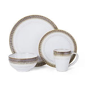 Pfaltzgraff Celina 16-Piece Stoneware Dinnerware Set, Service For 4 , Assorted -