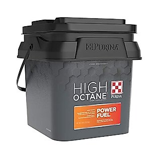 Purina | High Octane Power Fuel Topdress | Show Feed Supplement for Livestock | 30 Pound (30 lb.) Pail