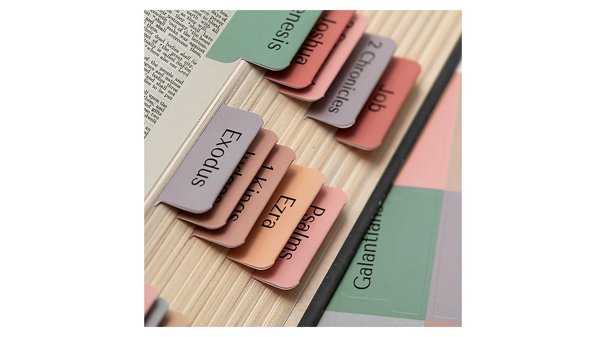 Laminated Bible Tabs for Study Bible | Durable & Easy to Use