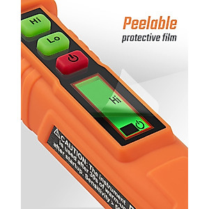 TopTes PT210 Gas Leak Detector, Natural Gas Detector with Audible & Visual Alarm, Locating The Source of Propane, Methane, and Combustible Gas Leaks for Home and RV (Includes Battery x2) - Orange