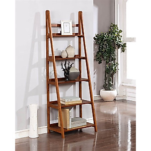 Linon Charlotte Bookcase - Color:Walnut Walnut