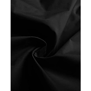 Daydance Black Women Ballet Shorts Ripstop Trash Bag Pants for Work Out, Black, XL