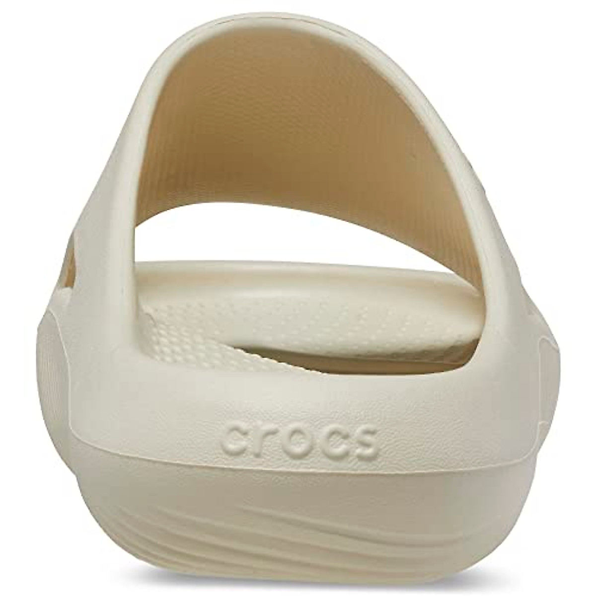 Crocs Unisex Mellow Slides Sandal, Bone, 8 US Men