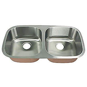 Transolid CTSB25228-3 Classic Single Bowl Kitchen Sink, 22 1/64" L x 25" W x 9" H, Brushed Stainless Steel