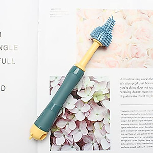 Jenbode Bottle Brush 3 Pack Cup Cleaner Sponge Brush Set Detachable Long Handle Bottle Cleaner Set Baby Nipple Brushes, Straw Brushes