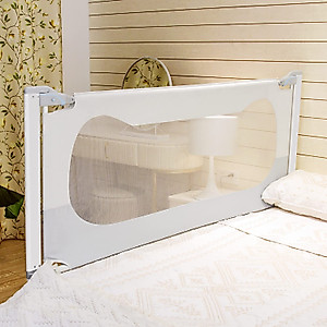 Letfonmo Bed Rail for Toddlers, 74.8" Baby Bed Rail Guard with Upgraded Durable Material, Sturdy Toddler Bed Rail No Gap, Easy to Install Bed Guard Rail for Queen King Twin Full Size Bed (1 Piece)