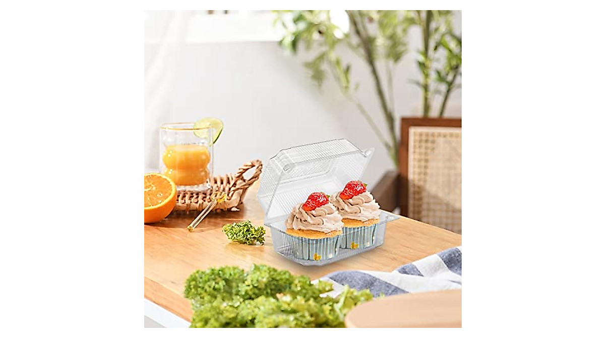 200 Pcs Clear Food Containers - Perfect for Takeout & Display