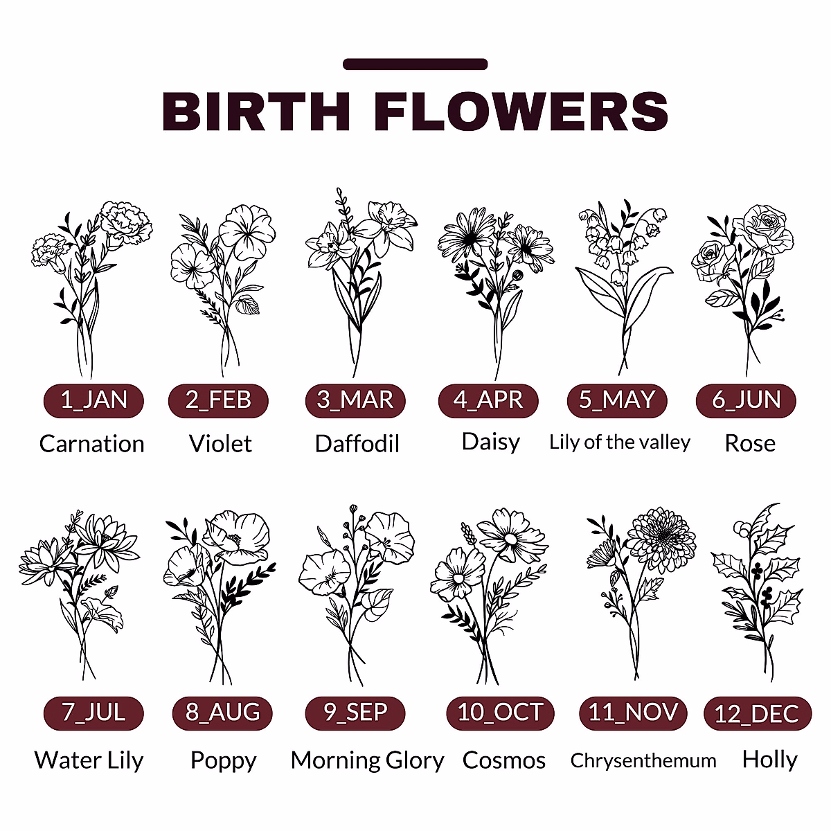 BMYDIY Personalized 40 Oz Christian Tumbler, Inspirational Spiritual Jesus Faith Religiou Gifts for Women, Custom Extra Large Stainless Steel Insulated Cup/Coffee Mug/Travel Mug with Name Birth Flower