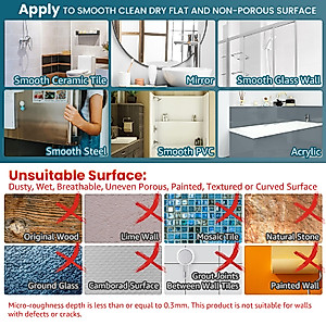 TAILI Shower Caddy Suction Cup 2 Pack with Hooks & Soap Holder, Heavy Duty Shower Organizer for Bathroom, No Drilling Silver Shower Shelves for Inside Shower, Stainless Steel Shower Holder