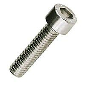 M12-1.75 x 50mm Socket Head Cap Screw 18-8 Stainless Steel (Quantity: 5) Coarse Thread/Fully Threaded