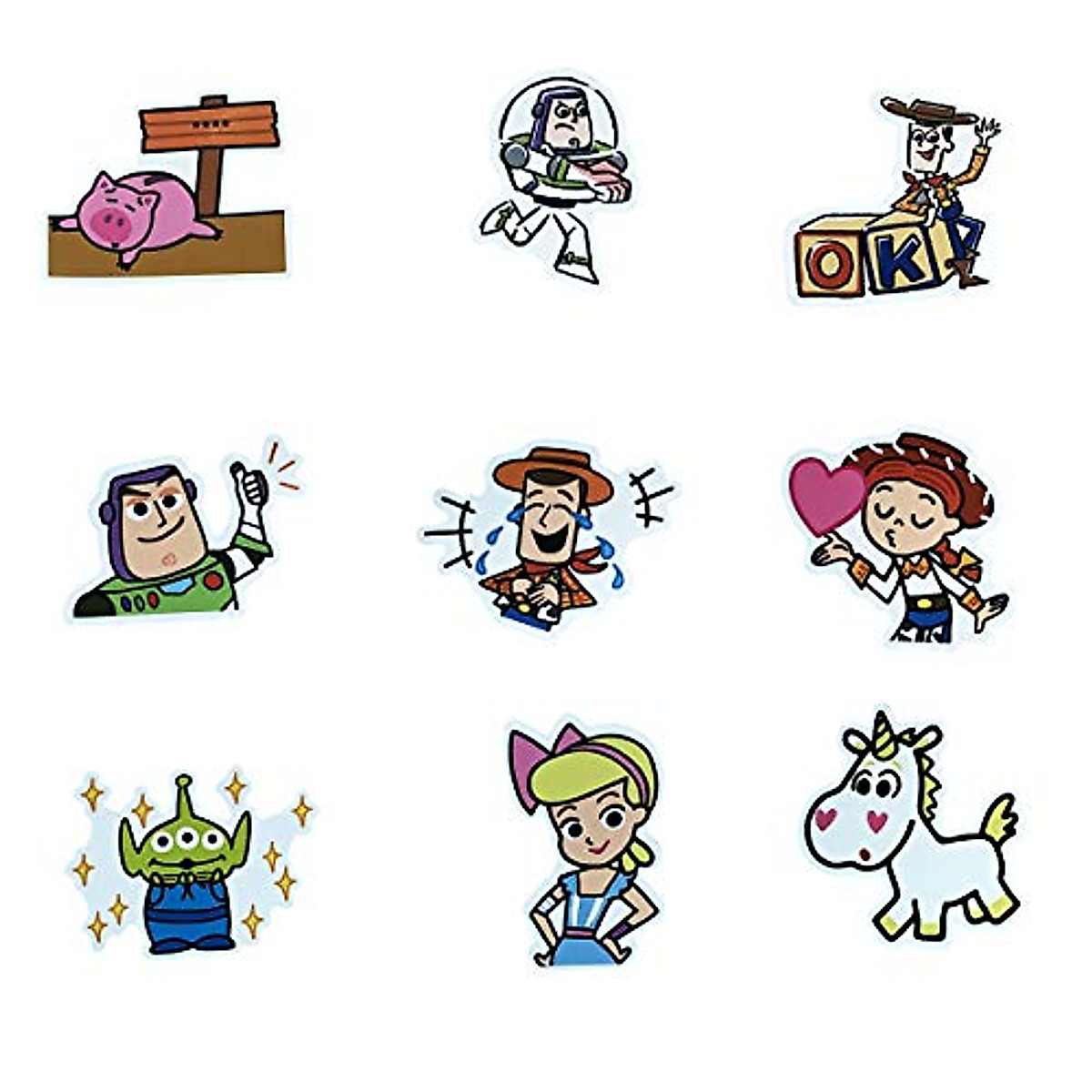 50 PCS Toy Story Waterproof Stickers，Laptop and Water Bottles Stickers Set for Decorating--for Water Bottles Skateboard Laptop Suitcases Car Bumper，Suitable for Teenagers, Girls, Boys, kid (Toy Story)