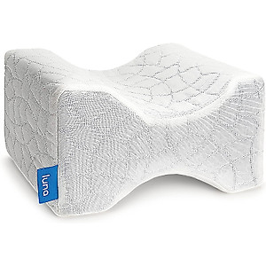 Luna [Memory Foam Knee Pillow] for Side Sleepers Featured on [The Today Show]- Orthopedic Knee & Leg Cooling Pillow, Adaptive Bed Assistance Product, Leg Pillow for Sleeping Lower Back & Hip Pain