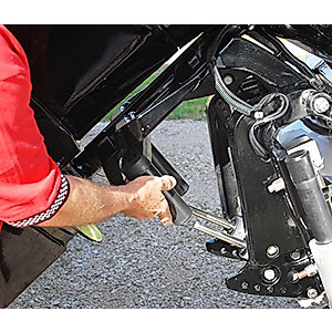 RITE-HITE New Motor Holder - Stabilizes Outboard Motors with Two Trim Cylinders and Newly Added Allen Wrench
