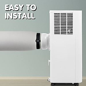 Air Jade Portable Air Conditioner Hose Cover Wrap, Insulated AC Hose Cover Sleeve, Universal Fit Portable AC Exhaust Hose with 5 inch and 5.9 inch Diameter, Gray