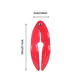 Lobster and Crab Cracker, Crab Leg Cracker Tool, Stainless Steel Creative Multifunctional Crab Claw Clip Seafood Cracker Nut Crackers for Kitchen