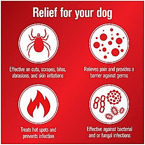 Sulfodene Dog Wound Care Ointment, Relieves Pain & Prevents Infection For Dog Cuts, Scrapes, Bites and Injuries, 2 Ounce