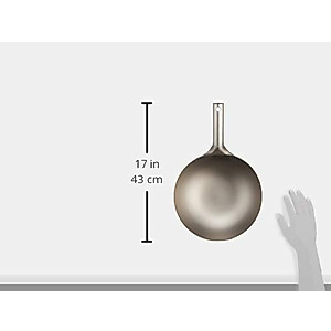 EBM Pure Titanium Ultra Lightweight Wok 10.6 inches (27 cm)