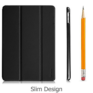 Fintie Slimshell Case for iPad Air 9.7" - Lightweight Stand Smart Protective Cover with Auto Sleep/Wake Feature for iPad Air 2013 Model, Black