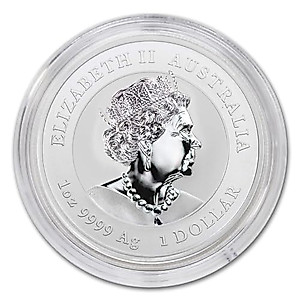 2022 P 1 oz Silver Australian Lunar Year of the Tiger Coin Brilliant Uncirculated (in Capsule) with a Certificate of Authenticity $1 Seller BU