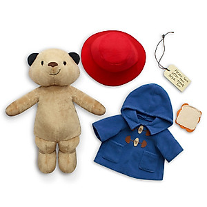 YOTTOY Paddington Bear Collection/Classic Seated Paddington Bear Soft Stuffed Plush Toy- 12" H