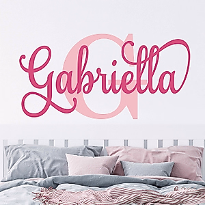 Name Wall Decal Sticker Custom Name Wall Decal Girls Room Boys Room - Personalized Name Wall Decal Nursery Decal - Baby Monogram Vinyl Wall Art