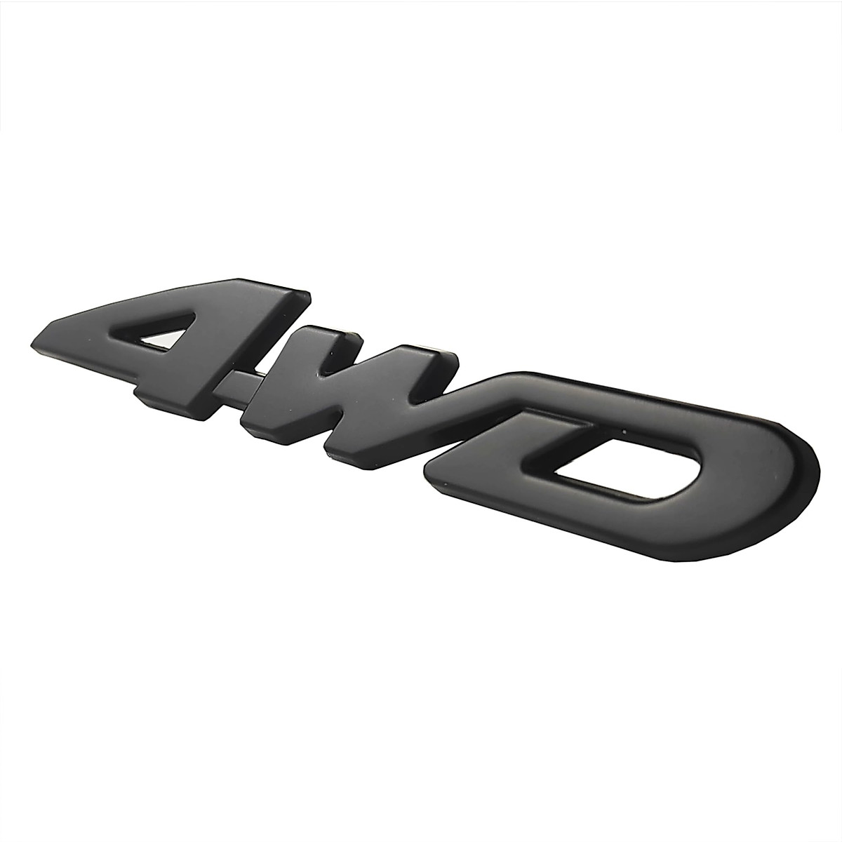 OnlyYou.X 4WD Emblem 4WD Badge 3D Logo Sticker Compatible with Universal Pickup and Car Black 1 Piece Metal